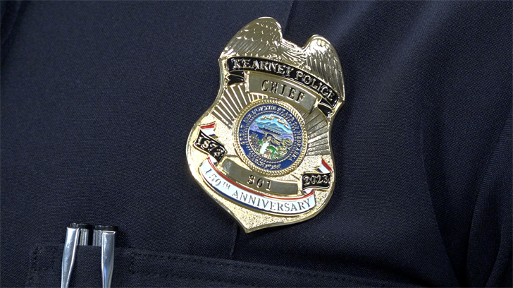 Kearney Police unveil commemorative badge for 150th anniversary of city ...