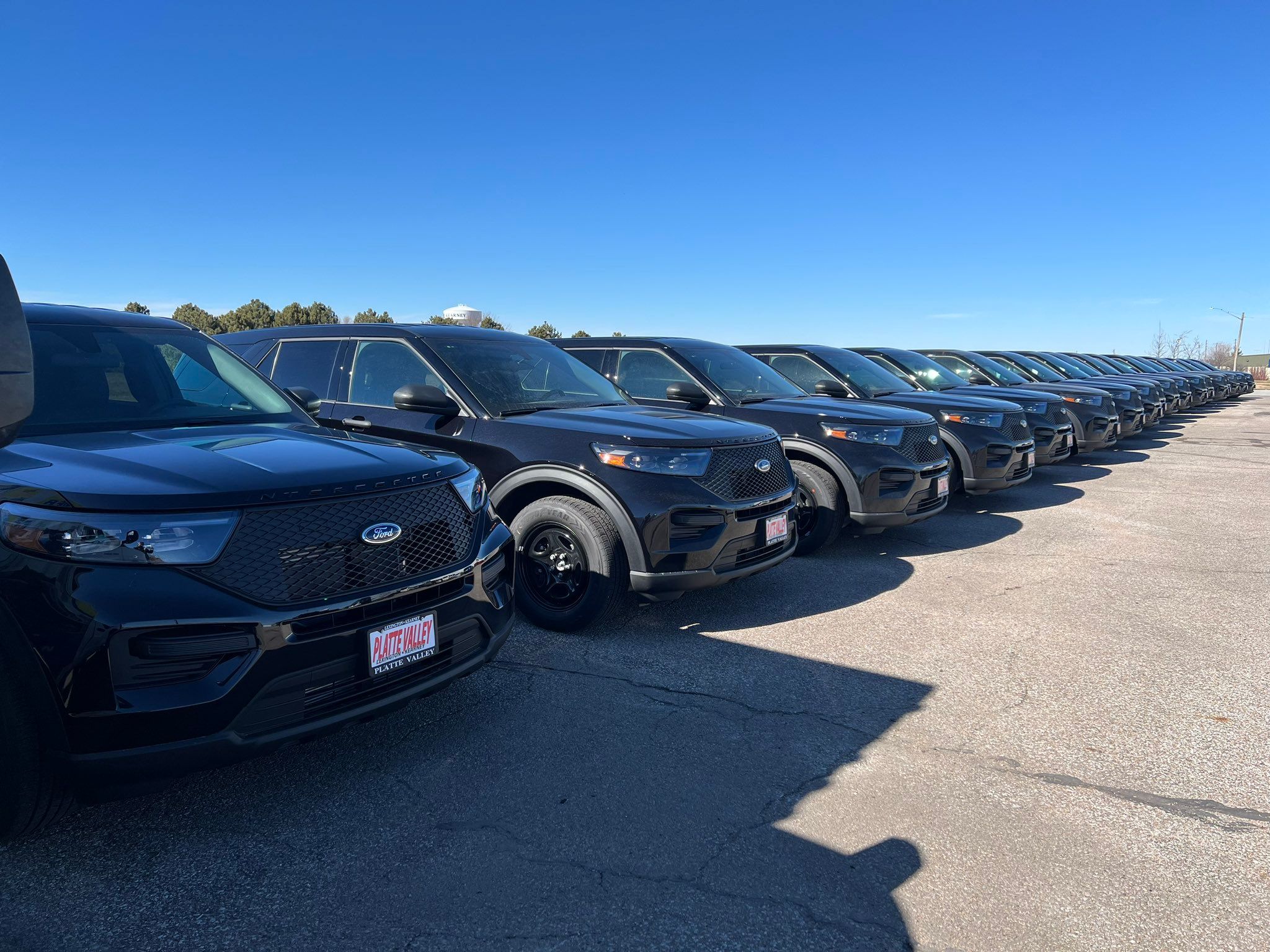 Vehicles arriving for Kearney Police Department’s new assigned vehicle ...
