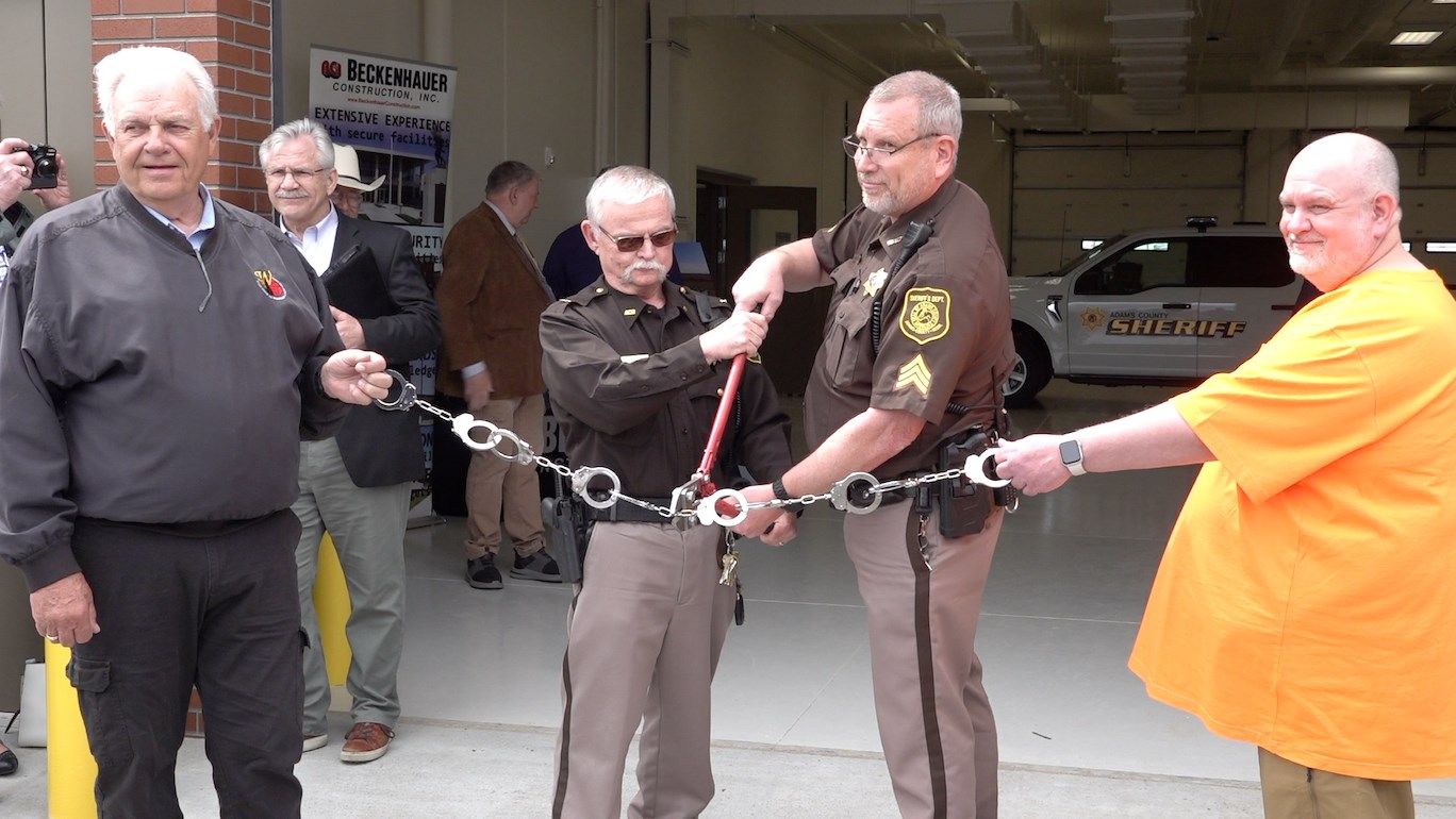Officials cut 'ribbon' on new Adams County Jail - CENTRAL - NEWS ...
