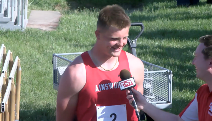 Carter Nelson finishes Ainsworth athletic career with long jump gold ...