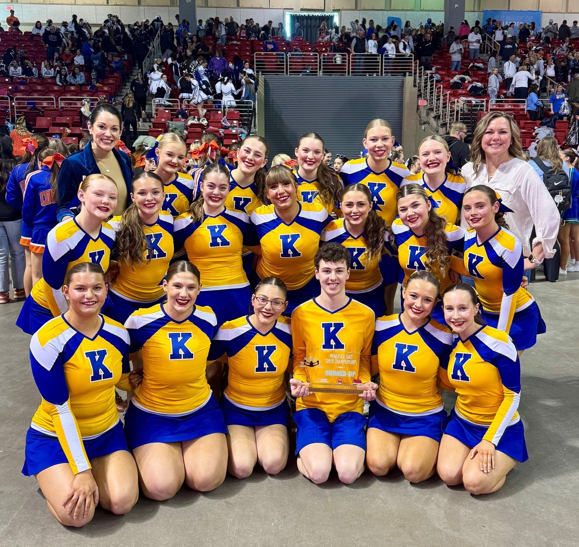 Kearney Cheer earns first-ever state trophy with second-place finish ...